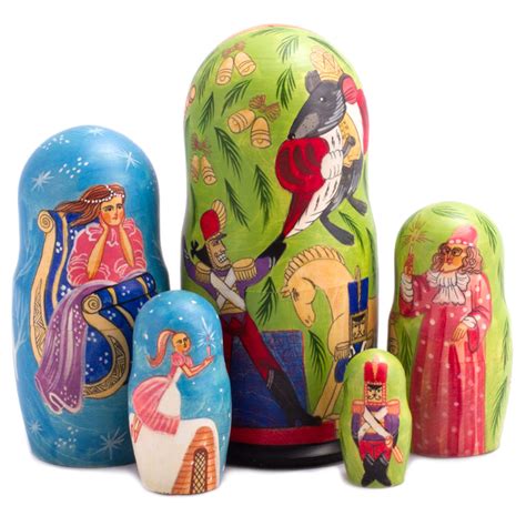 Nutcracker Ballet Nesting Doll 5 Pc Product Sku S 148565