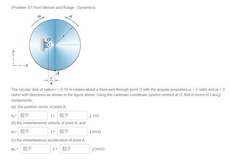 Solved The Circular Disk Of Radius R M Rotates Chegg Com
