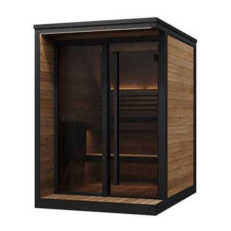 Saunalife Model Gl4 Garden Luxury Series 4 Person Outdoor Sauna Kit