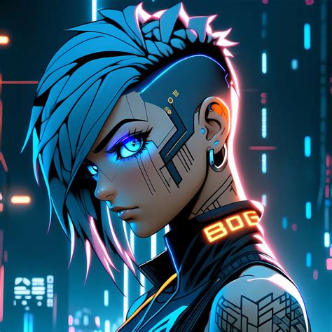 Cyberpunk Girl 174 By Flunex On Deviantart
