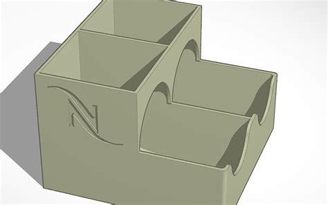 3d Design Nespresso Vertuo Dual Pod Dispenser Tinkercad