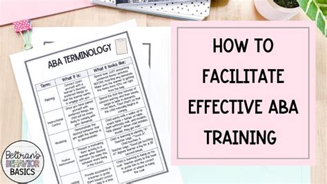 The Importance Of Aba Training And How To Facilitate It