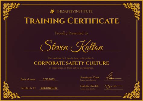 Customize Elegant Formal Certificate Templates Download In Word And Figma