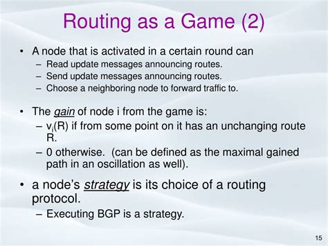 PPT Interdomain Routing And Games PowerPoint Presentation Free Download ID 9439489
