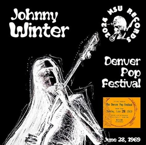 Johnny Winter Live At The Denver Pop Festival 1969 June 28th Ltd Cd Etsy