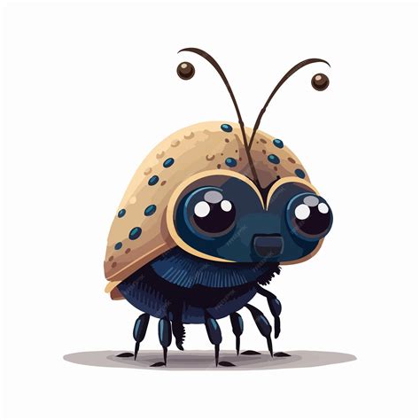 Premium Vector Vector Cute Beetle Cartoon Style