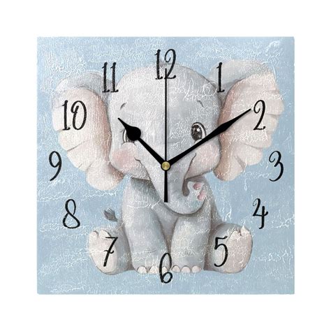Square Clock Black Clock 778 778 Inch Decorative Clock Creative