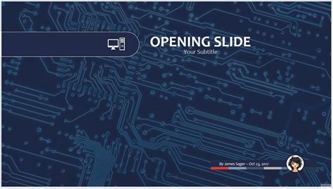 Circuit Board PowerPoint Free Circuit Board PowerPoint By SageFox Free
