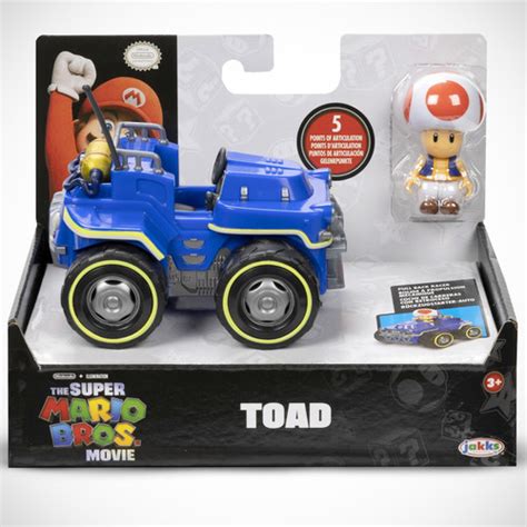 Jual Jakks Pacific The Super Mario Bros Movie Pull Back Racer Toad Dd