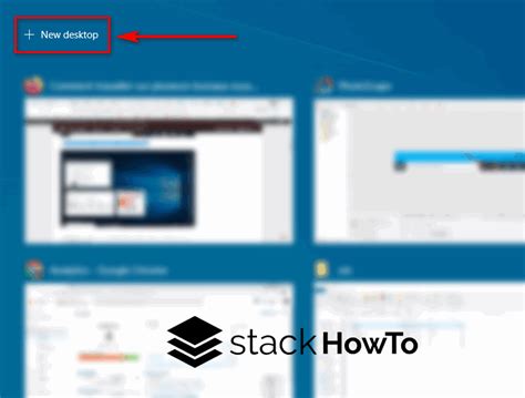 how to switch between desktops in windows 10 stackhowto