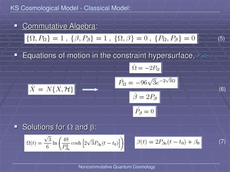 Ppt Noncommutative Quantum Cosmology Powerpoint Presentation Free