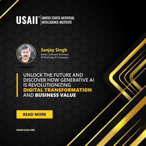 United States Artificial Intelligence Institute On Linkedin Generativeai Usaii Aiinbusiness