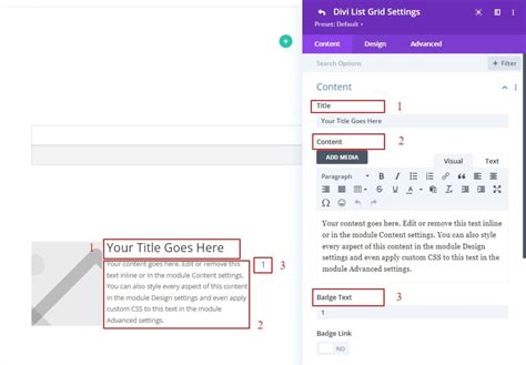 How To Use Divigrid Listgrid Module In Divi Divigrid