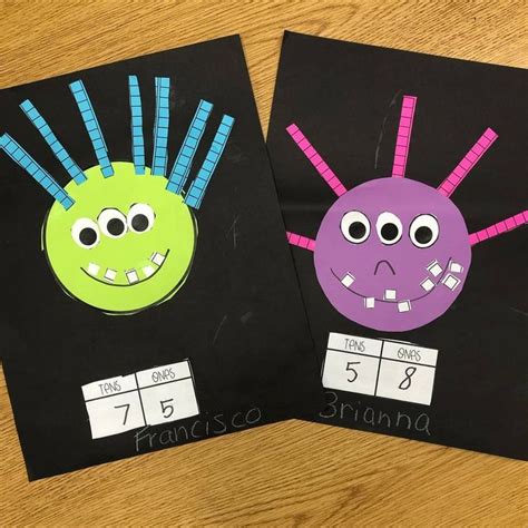Pin By Margarita Ti On Math Place Value Math Crafts First Grade Math Math Art