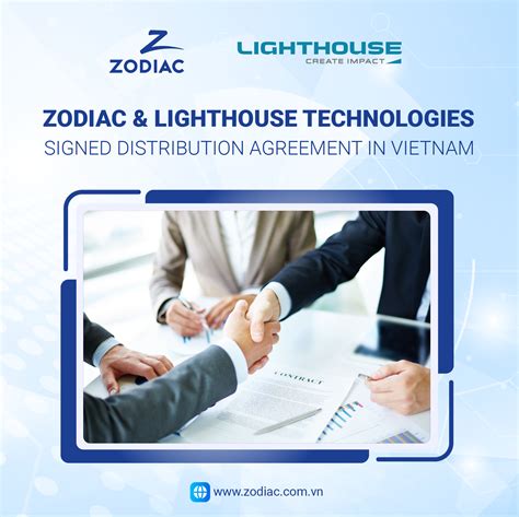 Zodiac And Lighthouse Technologies Signed Distribution Agreement