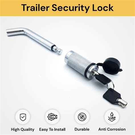 Hitch Pin Lock Caravan Trailer Anti Theft