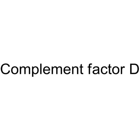 Complement Factor D Biochemical Reagent Medchemexpress Complement Factor D Biochemical Reagent Medchemexpress