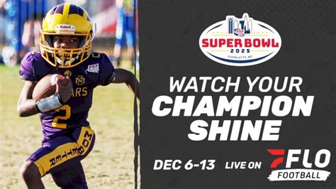 2025 Pop Warner Football Super Bowl Videos Flofootball