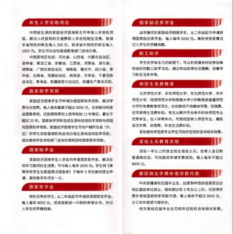高校本专科学生资助政策简介 勤工助学 大理护理职业学院