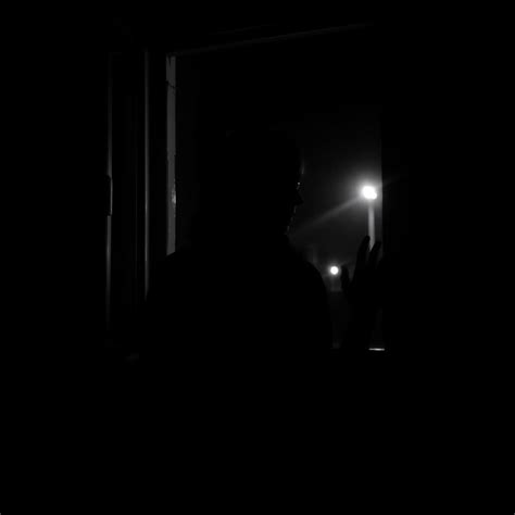 Midnight Contemplation Woman Reflection Moonlit Night