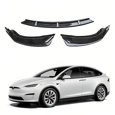Yeslak Aero Front Lip Spoiler For Tesla Model X 20212025 Streaml