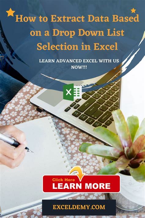 How To Extract Data Based On A Drop Down List Selection In Excel Templates Sample Printables