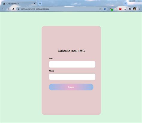 GitHub Layanenu Calculadoraimc Essa Calculadora Criada Usando Html Css E Javascript Tem