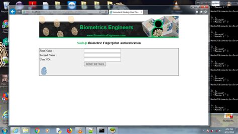 Nodejs Biometric Authentication Joseph Mwema Biometrics Engineer