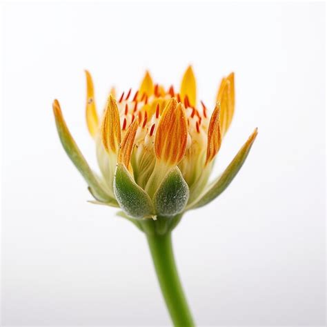 Premium Ai Image Isolated Mini Orange Flower