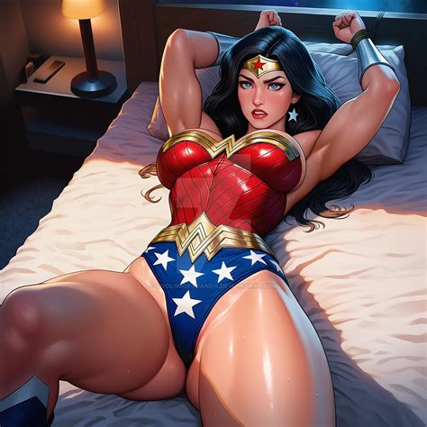 Wonder Woman Tied To Bed By Coolgoofypanda On Deviantart