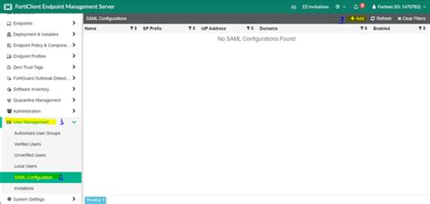 Technical Tip Configure Forticlient Ems Saml With Fortinet Community