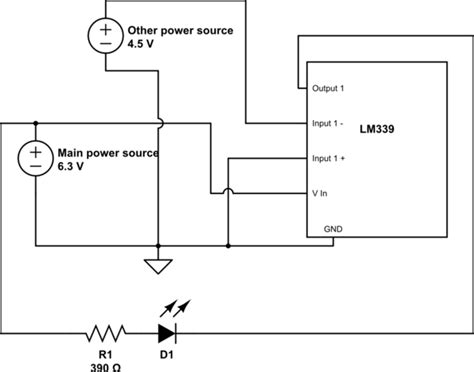 Circuit Analysis Voltage Comparator Resulting In Low When I Would