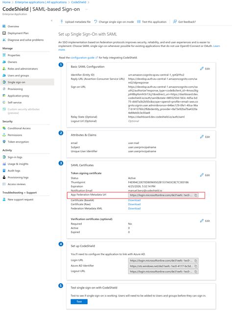 Set Up Sso Pro Codeshield Documentation