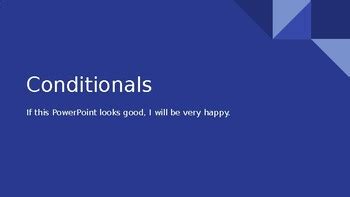 English Conditionals PowerPoint By Charlotte Ryan TPT