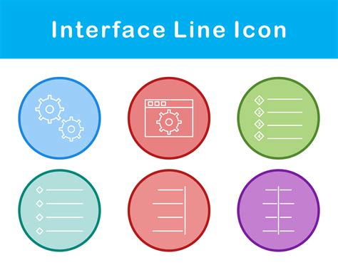 Interface Vector Icon Set 21358584 Vector Art At Vecteezy