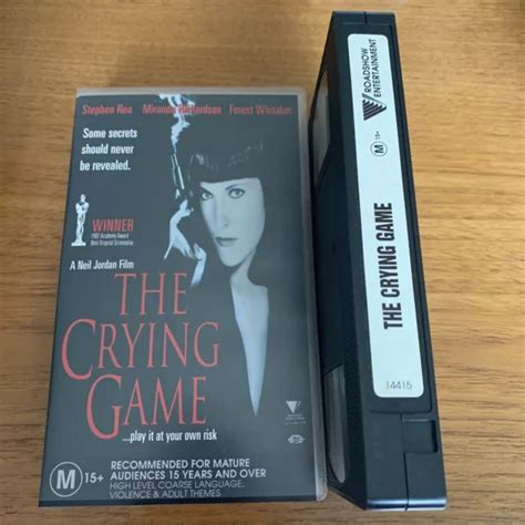The Crying Game Vhs Vintage Movie M 1992 Cult Classic 1900 Picclick Au