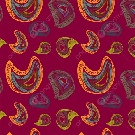 Seamless Background With Abstract Figures Pattern Motley Vector Vector Pattern Motley Vector
