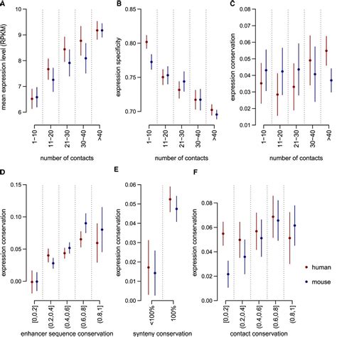 Long Range Promoter Enhancer Contacts Are Conserved During Evolution And Contribute To Gene