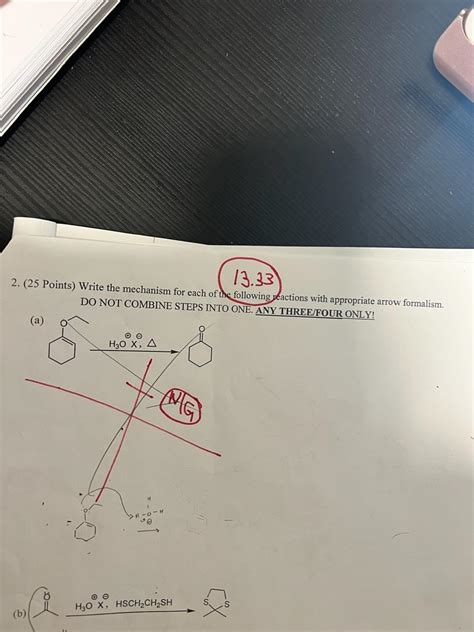 Solved 2 25 Points Write The Mechanism For Each Of The Chegg