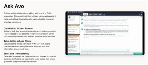 Mediformatica On Linkedin Avo Launches Ehr Integrated Ai Consult Tool