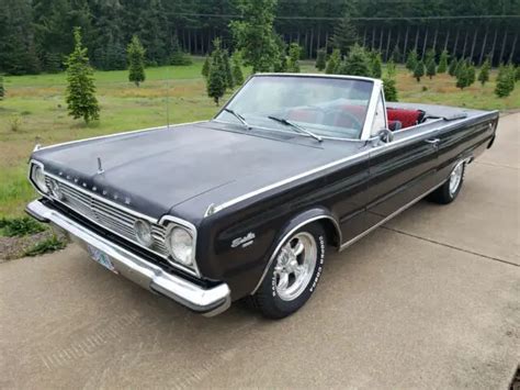 1966 Plymouth Satellite Convertible Original 318 Poly Automatic For Sale