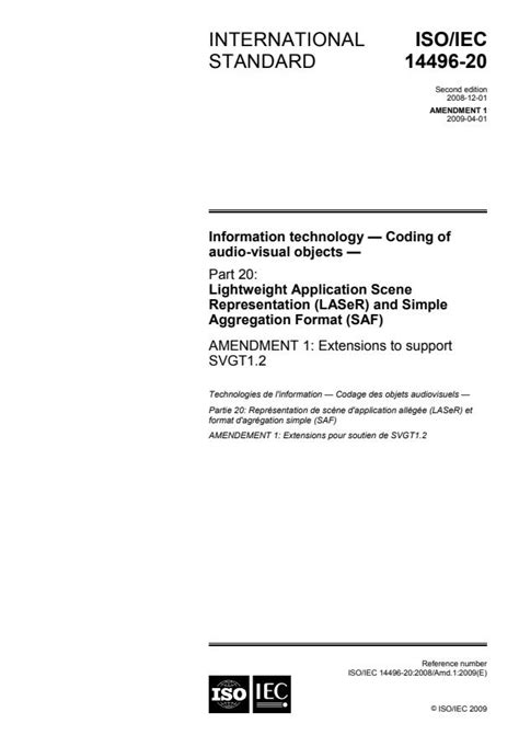 ISO IEC Amd Information Technology Coding Of Audio Visual Objects Part