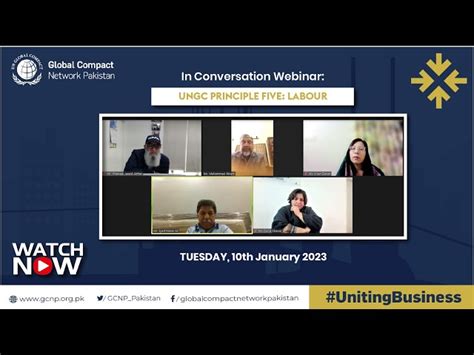 In Conversation Webinar Series Ungc Global Compact Network Pakistan