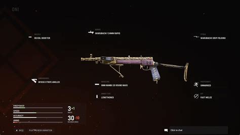 Oni Cod Warzone And Vanguard Weapon Blueprint Call Of Duty