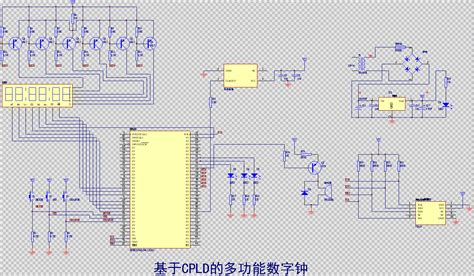 多功能数字钟电路图 电路图讲解和实物图 电路图 大山谷图库
