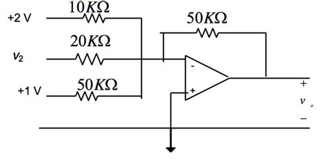Solved Determine The Value Of V For The Circuit Shown In Chegg Com