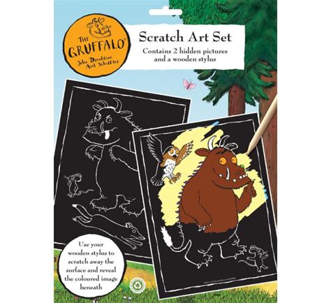 The Gruffalo Scratch Art Set Glasgow Life Shop