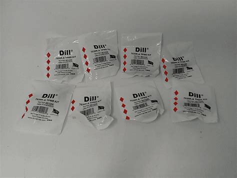 Lot Of 8 Dill 7020k A Tpms Kit W Nut Torque And Core Torque Dutch Goat