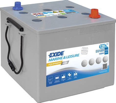 Batterie Exide Equipment Agm Eq1000 78255 Chf