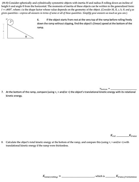 Solved 6 8 Consider Spherically And Cylindrically